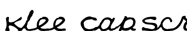 Скачать шрифт Klee CapScript (Клее CapScript) - Fontomania.ru