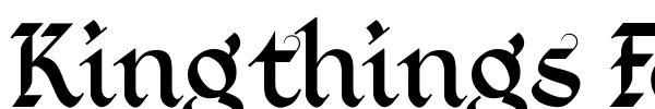 Скачать шрифт Kingthings Foundation (Фонд Kingthings ) - Fontomania.ru