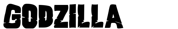 Скачать шрифт Godzilla (Годзилла) - Fontomania.ru