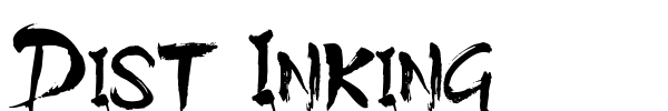 Скачать шрифт Dist Inking (Дист Рисования) - Fontomania.ru