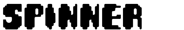 Скачать шрифт Spinner (Блесны) - Fontomania.ru