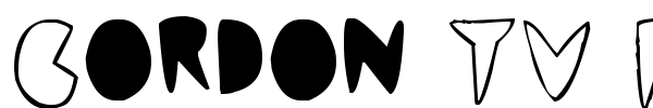 Скачать шрифт Cordon TV Font (Шрифт оцепление ТВ ) - Fontomania.ru