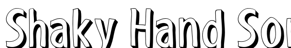 Скачать шрифт Shaky Hand Some Comic (Дрожащей Рукой Какой-То Шуточный ...