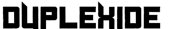 Скачать шрифт Duplexide (Duplexide) - Fontomania.ru