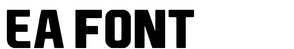 Скачать шрифт EA Font (Шрифт ЕА ) - Fontomania.ru