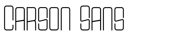 Скачать шрифт Carson Sans (Карсон Санс) - Fontomania.ru