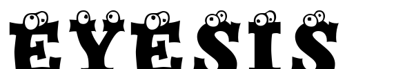 Скачать шрифт Eyesis (Eyesis) - Fontomania.ru