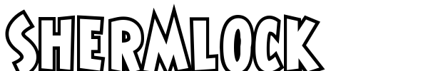 Скачать шрифт Shermlock (Shermlock) - Fontomania.ru