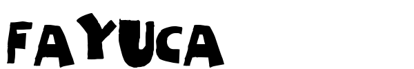 Скачать шрифт Fayuca (Fayuca) - Fontomania.ru