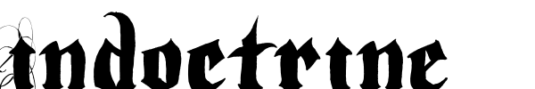 Скачать шрифт Indoctrine (Indoctrine) - Fontomania.ru