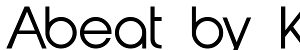Скачать шрифт Abeat by Kai (Abeat Кай) - Fontomania.ru