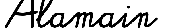 Скачать шрифт Alamain (Alamain) - Fontomania.ru