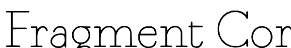 Скачать шрифт Fragment Core (Фрагмент Ядра) - Fontomania.ru