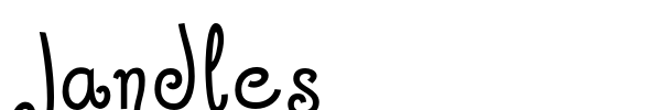 Скачать шрифт Jandles (Jandles) - Fontomania.ru