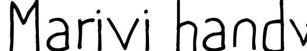 Скачать шрифт Marivi handwriting (Почерк мариви ) - Fontomania.ru
