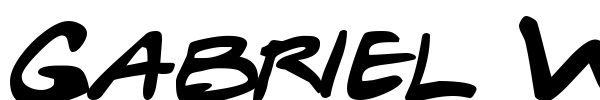 Скачать шрифт Gabriel Weiss' Friends Font (Друзей Габриэль Вейс Шрифт ...