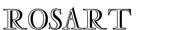 Скачать шрифт Rosart (Росарт) - Fontomania.ru