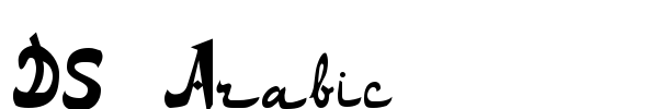 Скачать шрифт DS Arabic (ДС арабский язык) - Fontomania.ru