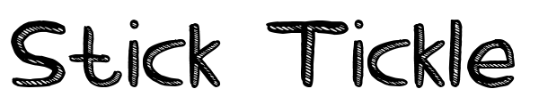 Скачать шрифт Stick Tickle (Ручки Щекотать) - Fontomania.ru