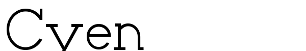 Скачать шрифт Cyen (Cyen) - Fontomania.ru