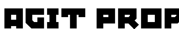Скачать шрифт Agit Prop (Агит Проп) - Fontomania.ru