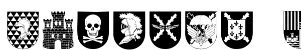 Скачать шрифт Spanish Army Shields (Испанская Армия Защищает ...