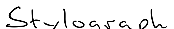 Скачать шрифт Stylograph (Stylograph) - Fontomania.ru