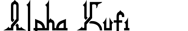Скачать шрифт Alpha Kufi (Альфа-Куфи) - Fontomania.ru