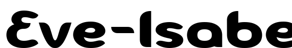 Скачать шрифт Eve-Isabelle (Евы-Изабель) - Fontomania.ru