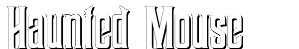 Скачать шрифт Haunted Mouse (Привидениями Мыши) - Fontomania.ru
