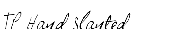 Скачать шрифт JP Hand Slanted (ДЖП силы раскосые) - Fontomania.ru