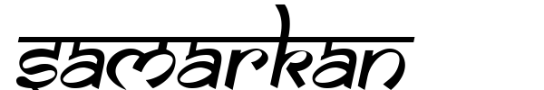 Скачать шрифт Samarkan (Самаркан) - Fontomania.ru