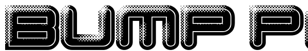 Скачать шрифт Bump Pad (Накладка Бамп ) - Fontomania.ru