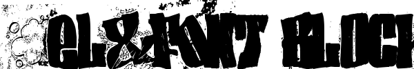 Скачать шрифт (el&font BLOCK) ((Эл и шрифт блока)) - Fontomania.ru
